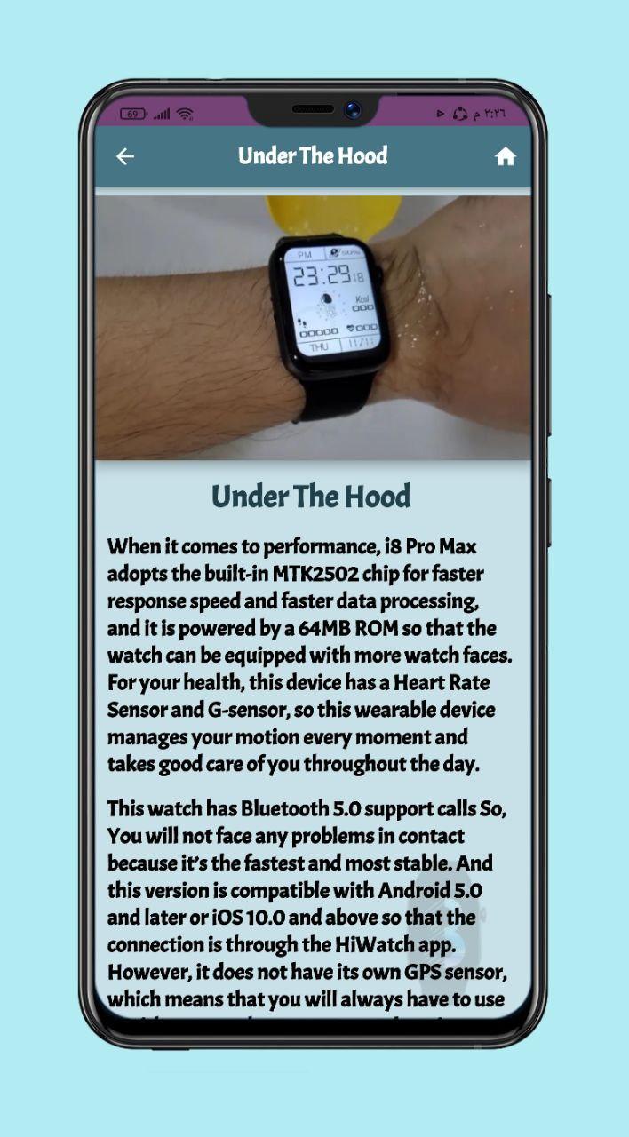 i8 Pro Max Smart Watch Guide APK do pobrania na Androida i8 Pro Max Smart Watch Guide APK do pobrania na Androida