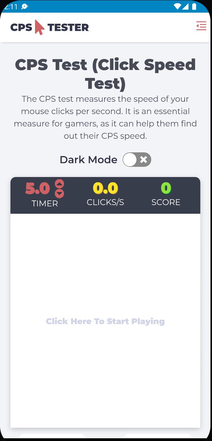 CPS Tester - Test Click Speed APK for Android Download CPS Tester - Test Click Speed APK for Android Download