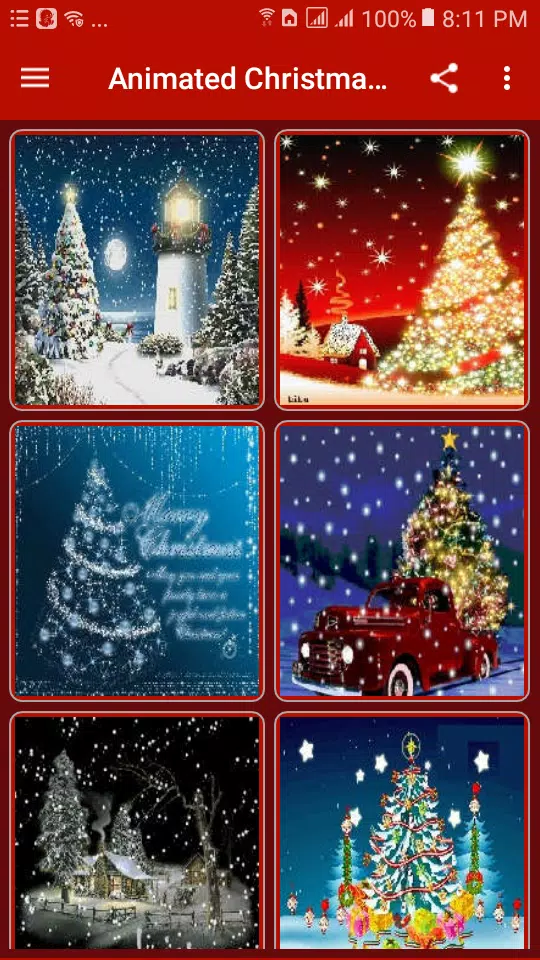 Moving Christmas Screensavers