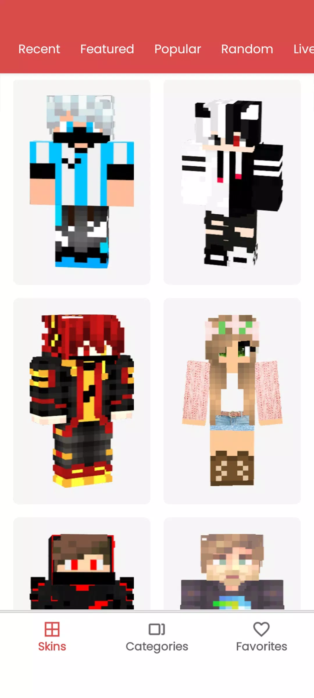 Minecraft Youtubers Skins