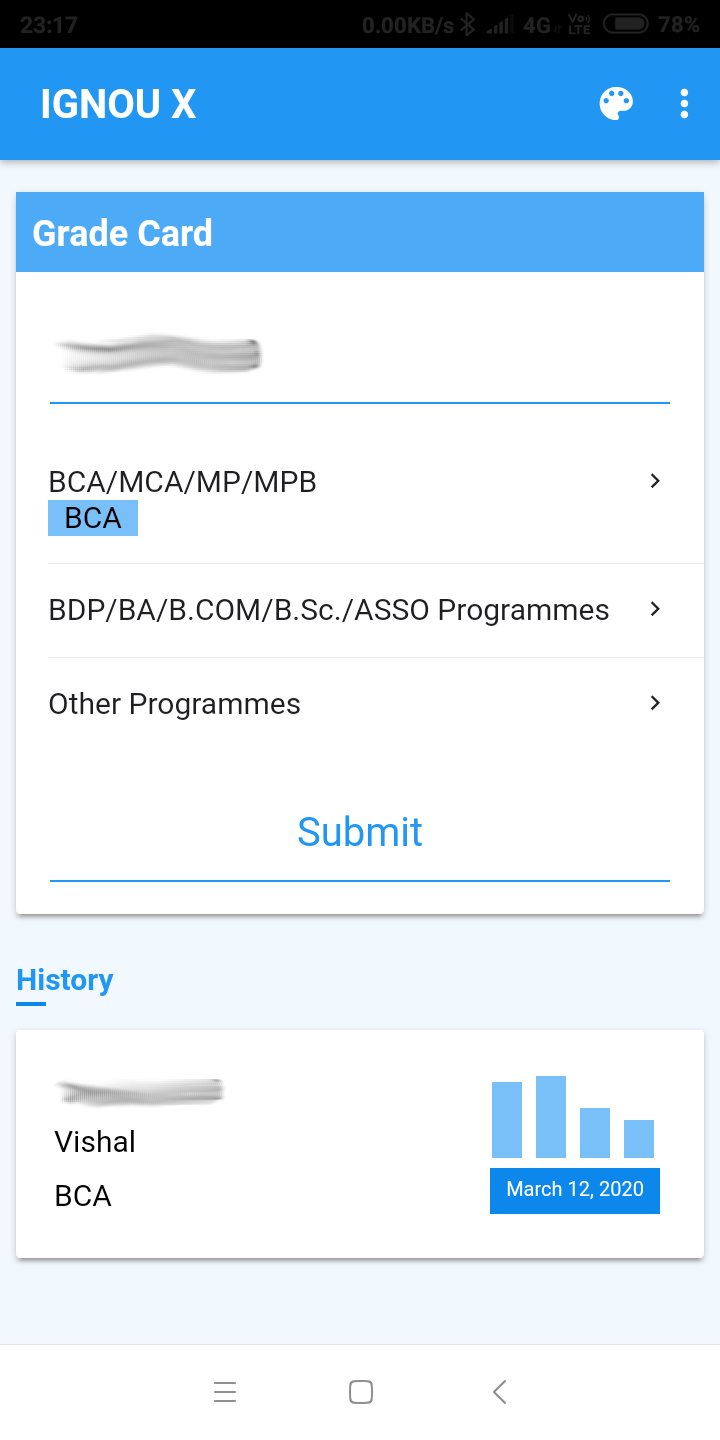 IGNOU Grade Card by IGNOU X , Students ignou app APK للاندرويد تنزيل