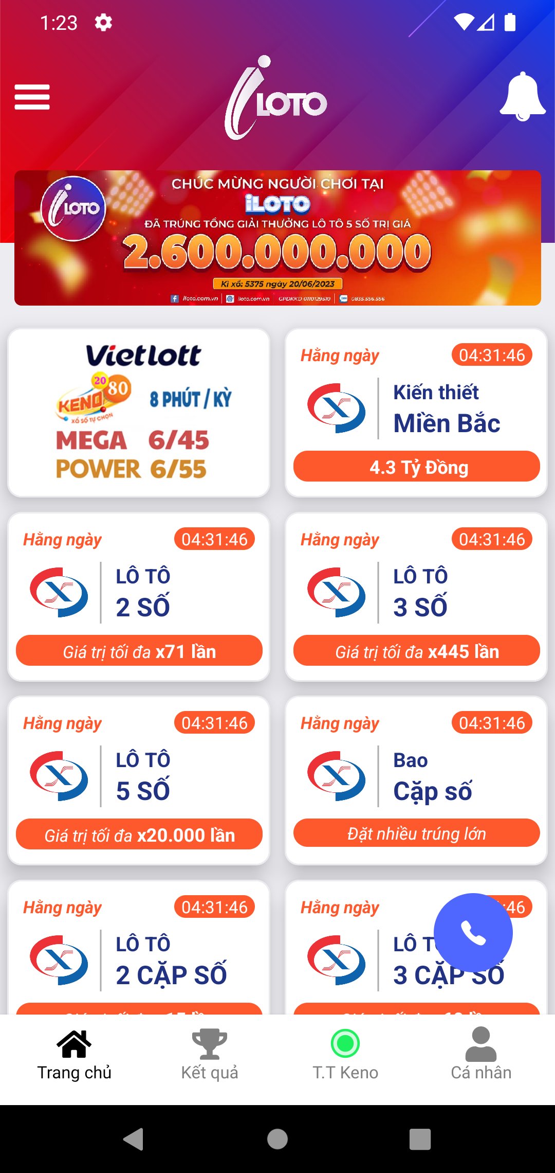 Download iLOTO - Xổ số miền Bắc APK for Android - APKPure
