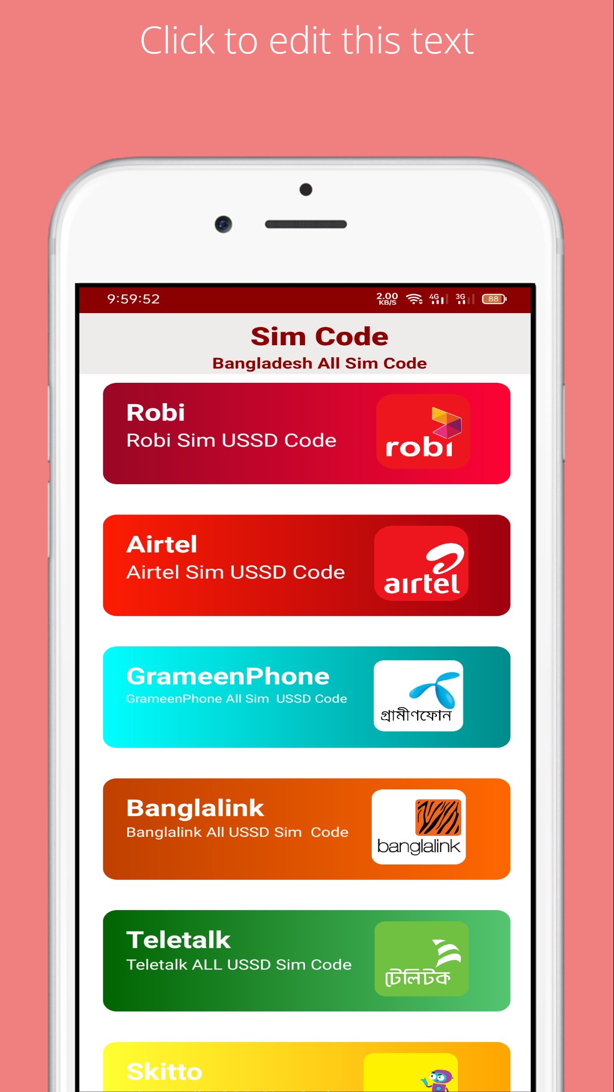 Sim Code Bd:Robi Gp Bl APK für Android herunterladen