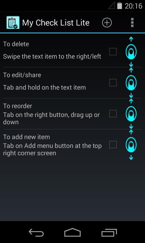 My Check List Lite APK for Android Download