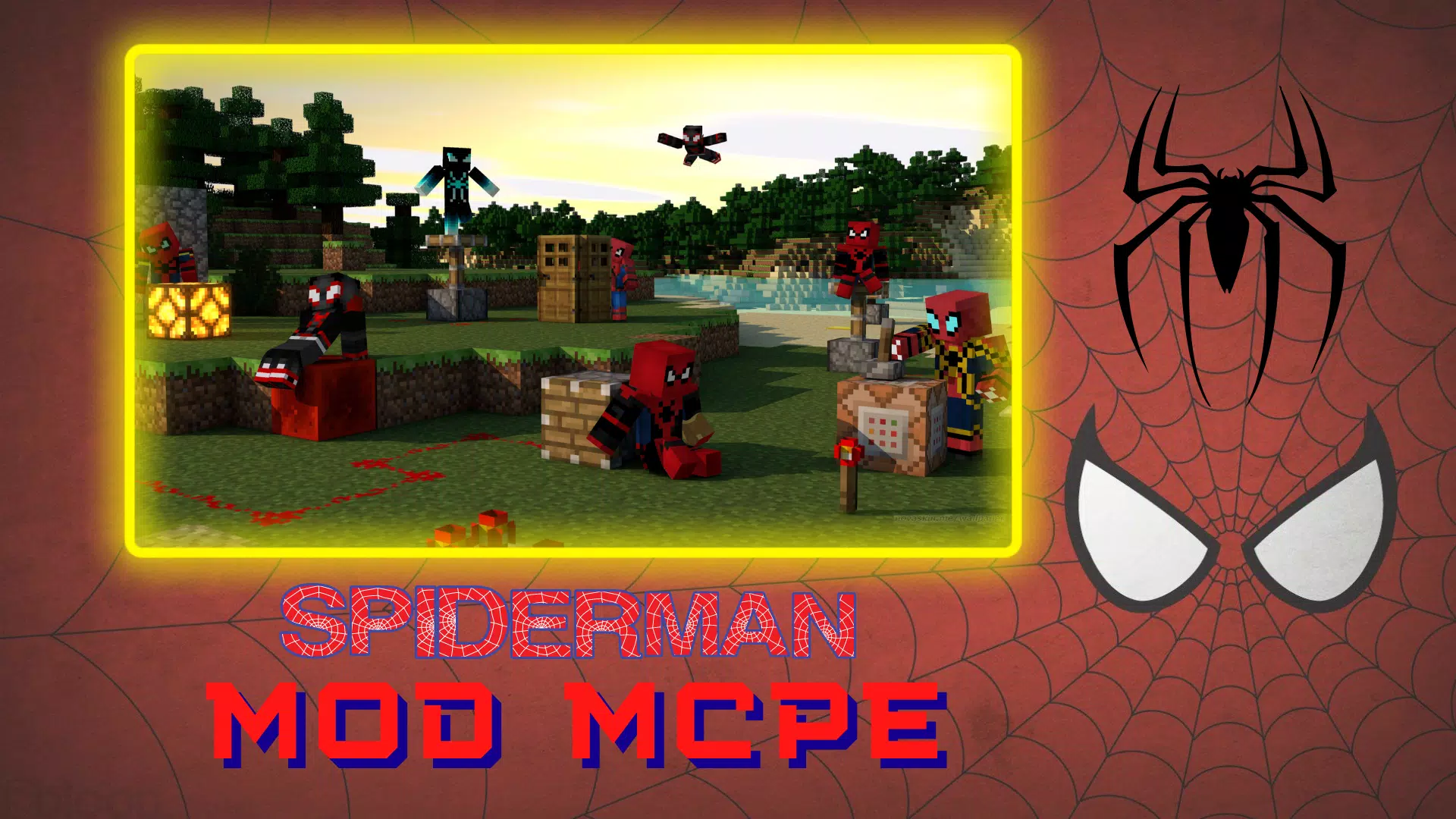 Minecraft Spider Wallpaper