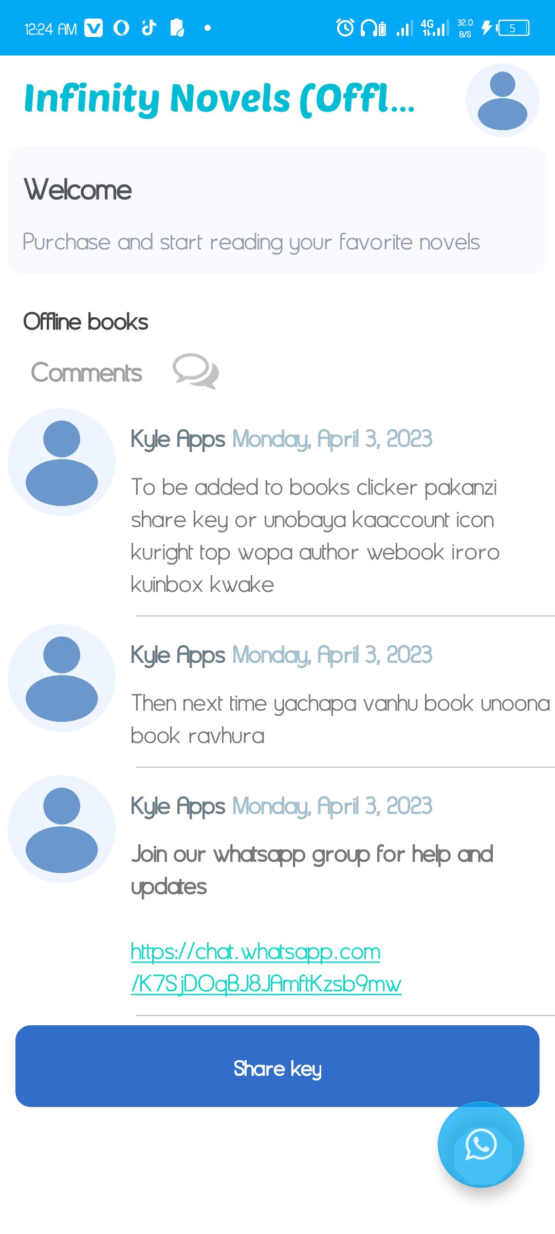 Infinity Novels Offline Reader APK for Android Download