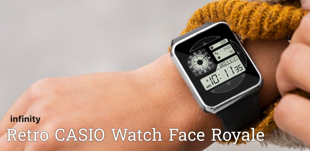 Retro Digital WatchFace Royale Latest Version 1.0.0 for Android