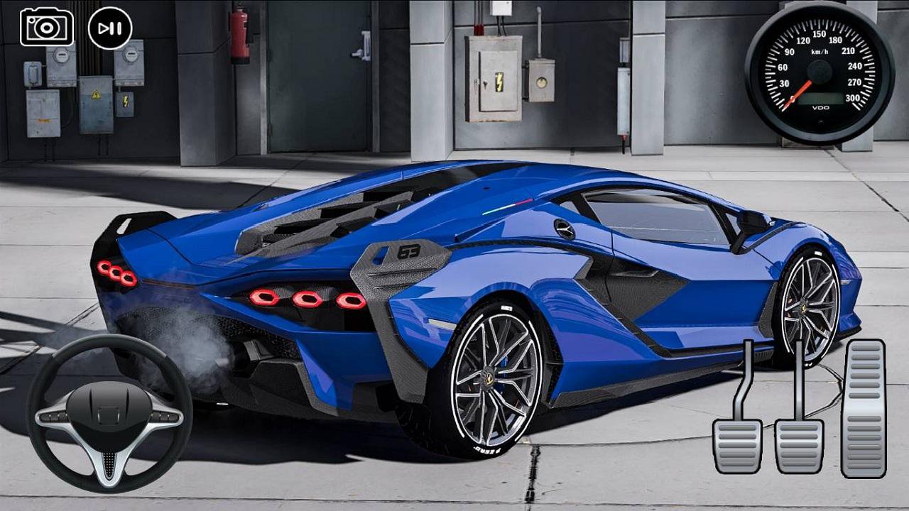 Driving Lamborghini Sian New Drift Simulator APK for Android Download