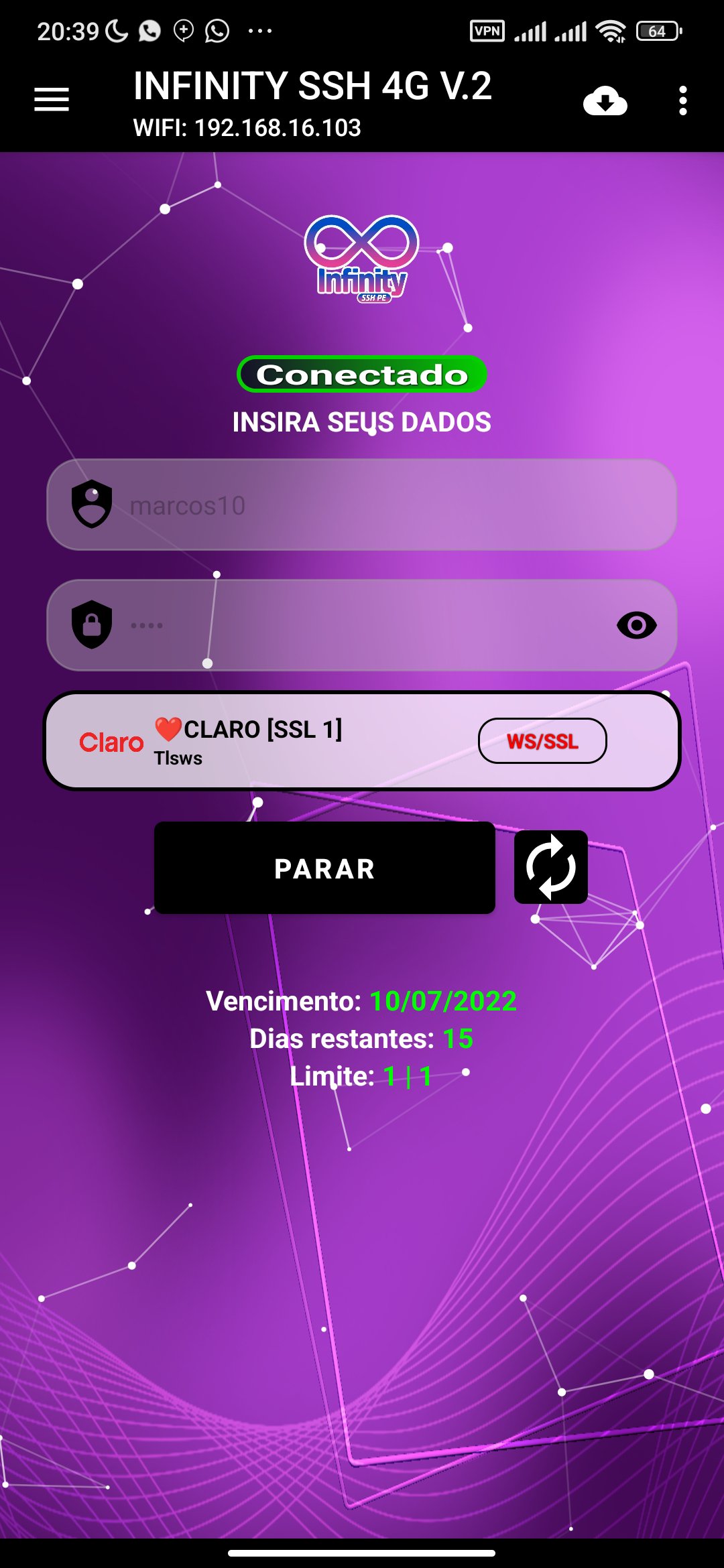 INFINITY CN SSH 4G V.2 APK for Android Download