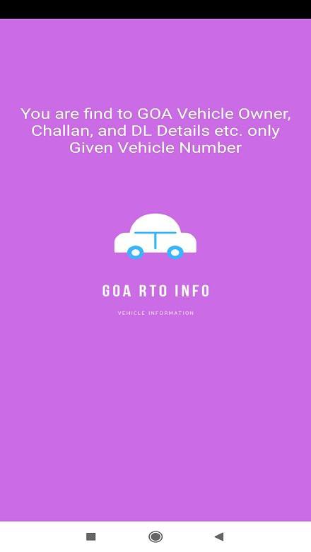 Android İndirme için GOA RTO Vehicle Owner and Challan details APK