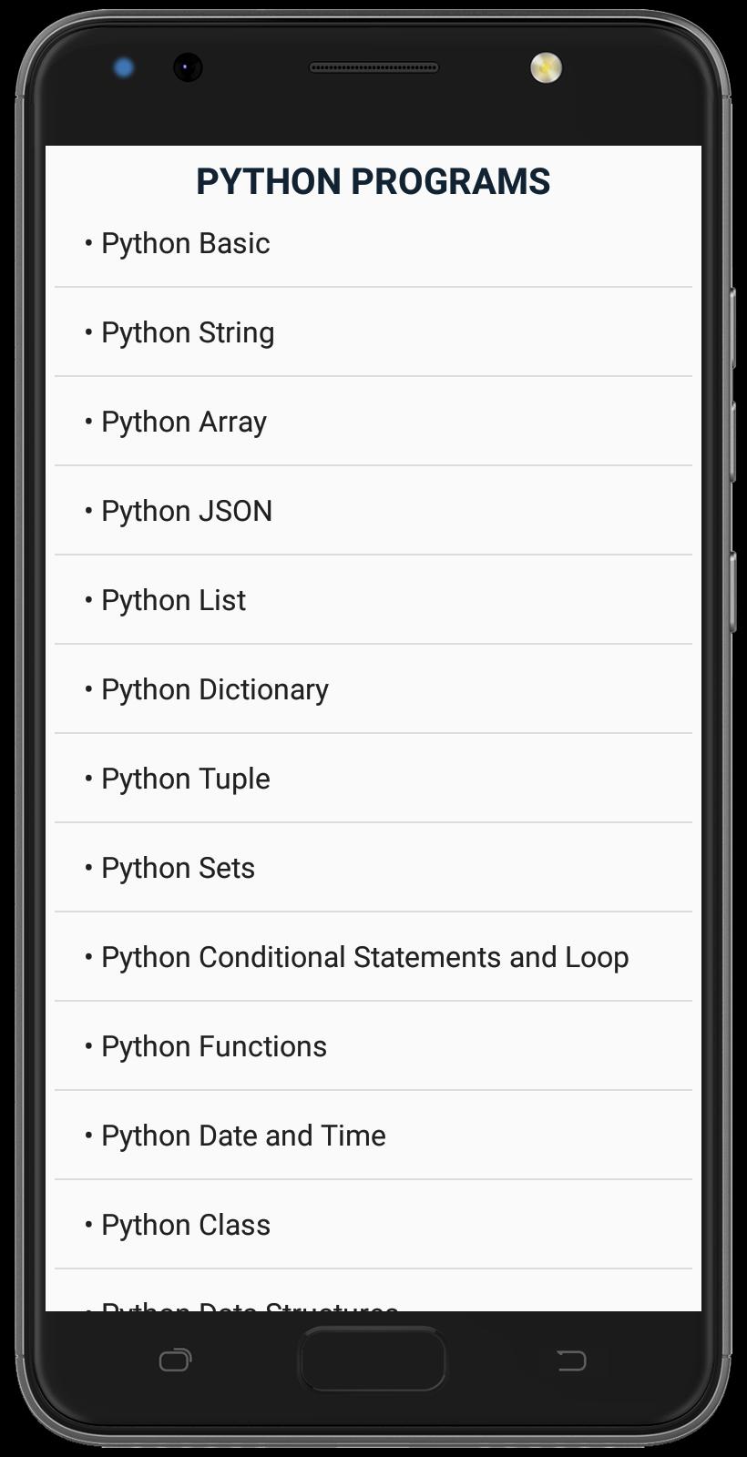 Python Basic Programming APK برای دانلود اندروید Python Basic Programming APK برای دانلود اندروید