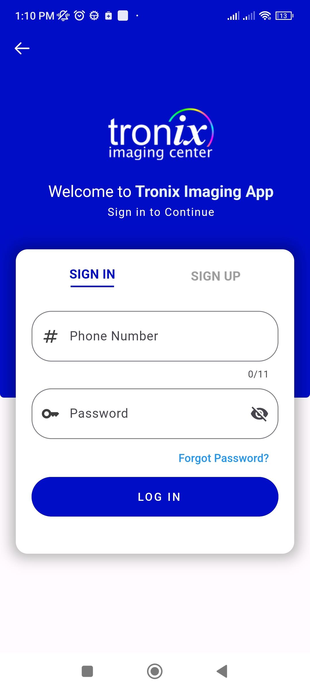 Tronix Imaging Center Apk للاندرويد تنزيل