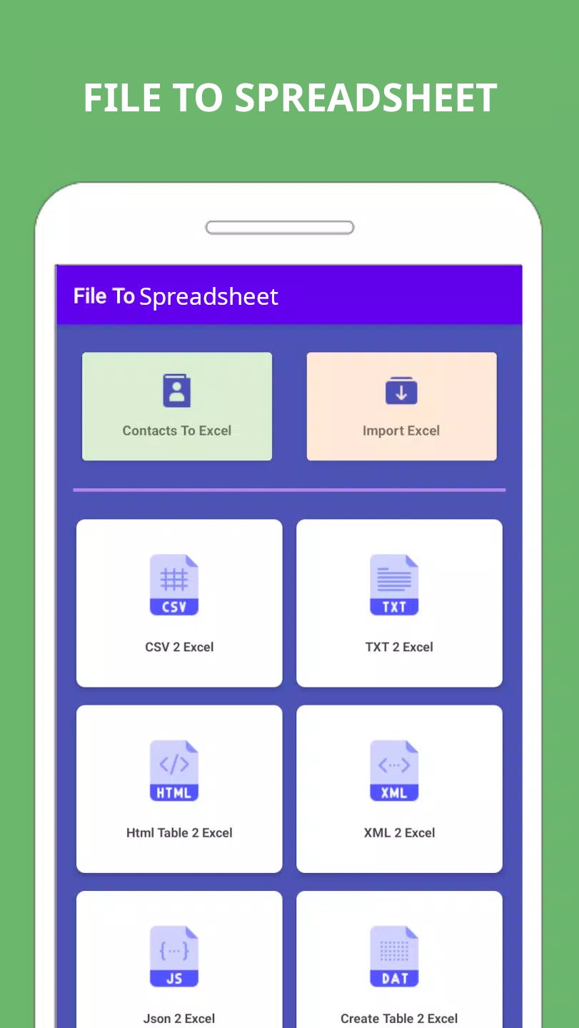 Table Note: CSV, XLS, JSON XML APK for Android Download