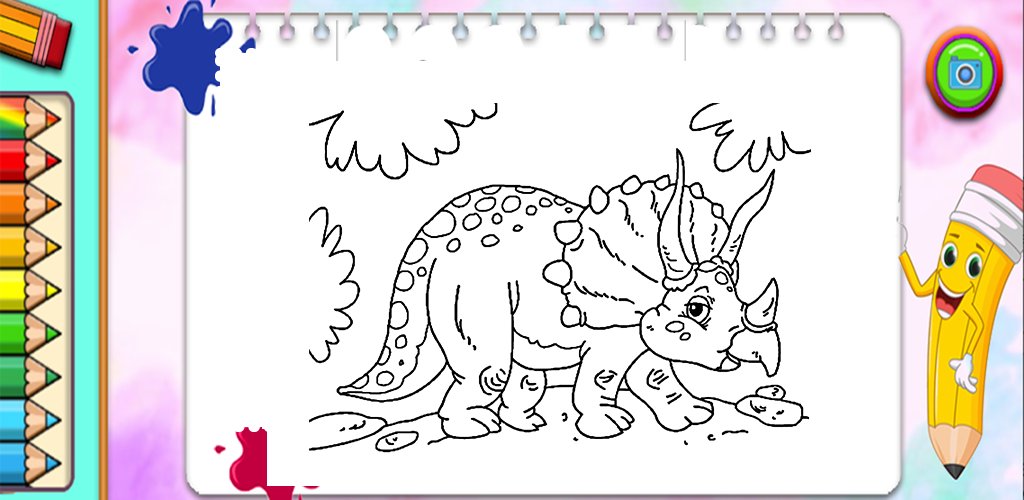 Dinosaur Merge Coloring Book APK للاندرويد تنزيل