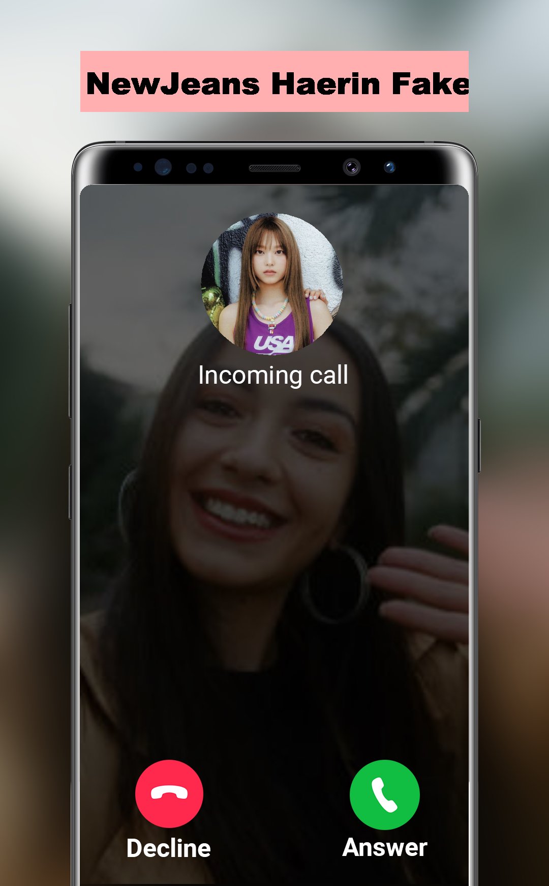 Haerin Fake Call安卓版应用APK下载