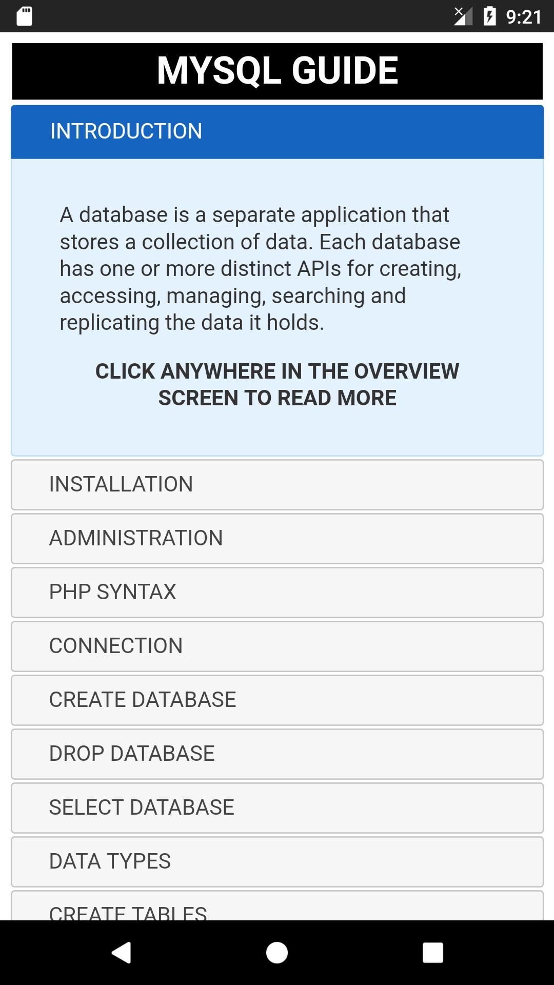 Learn MySQL Complete Guide (OFFLINE) APK for Android Download Learn MySQL Complete Guide (OFFLINE) APK for Android Download