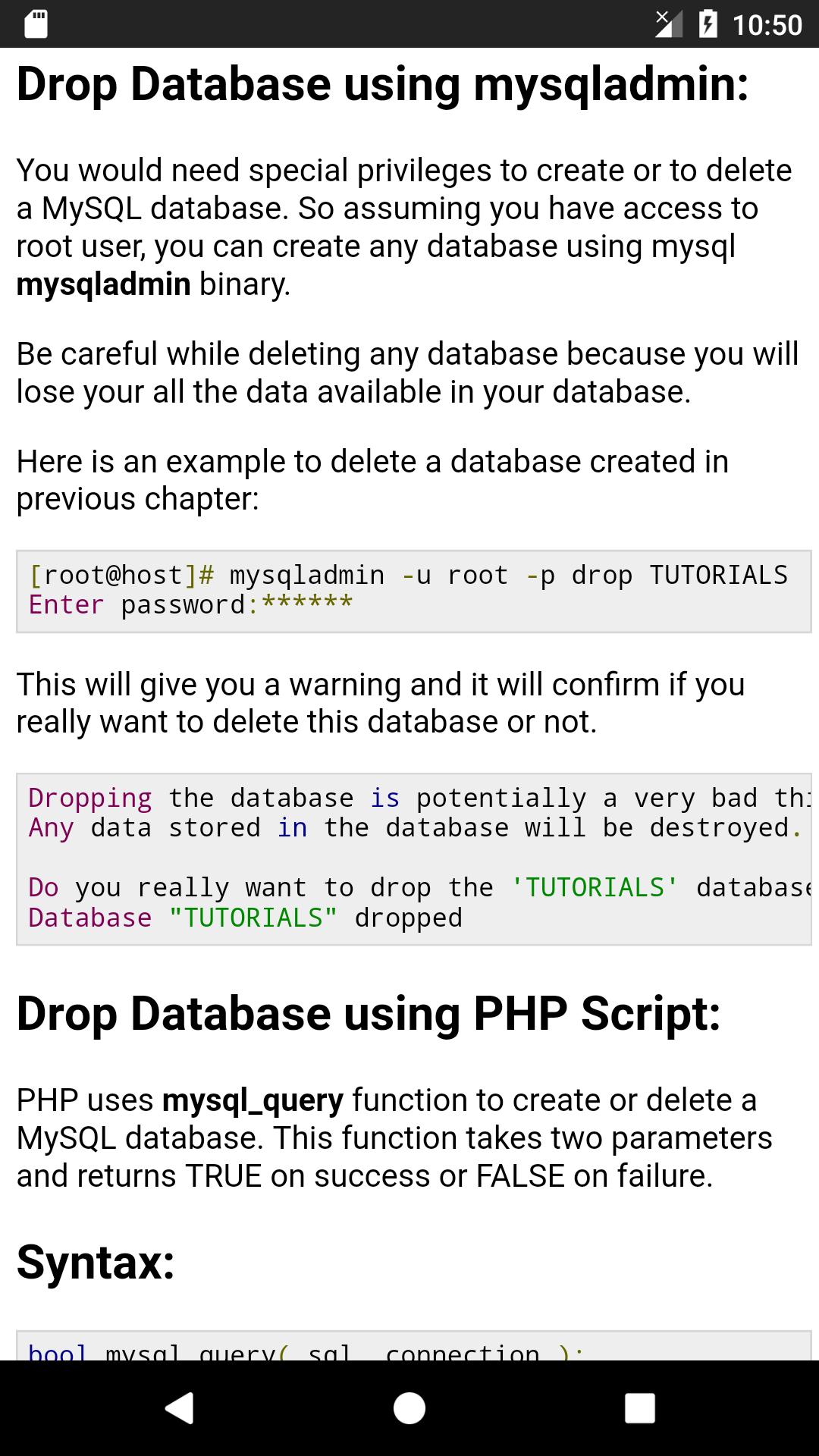 Learn MySQL Complete Guide (OFFLINE) APK for Android Download Learn MySQL Complete Guide (OFFLINE) APK for Android Download