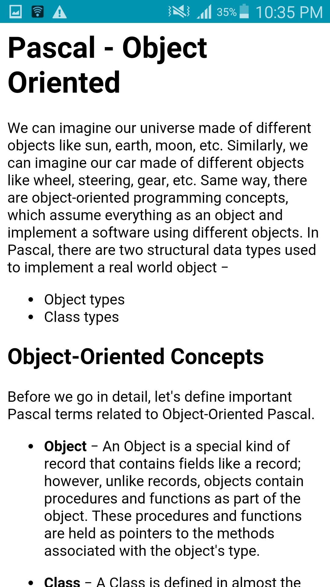 Learn PASCAL Complete Guide (OFFLINE) APK for Android Download Learn PASCAL Complete Guide (OFFLINE) APK for Android Download