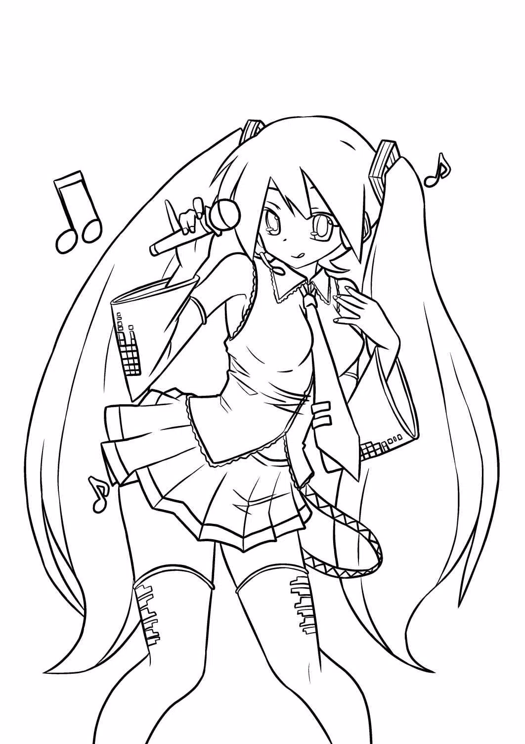 How To Draw Hatsune Miku Easy