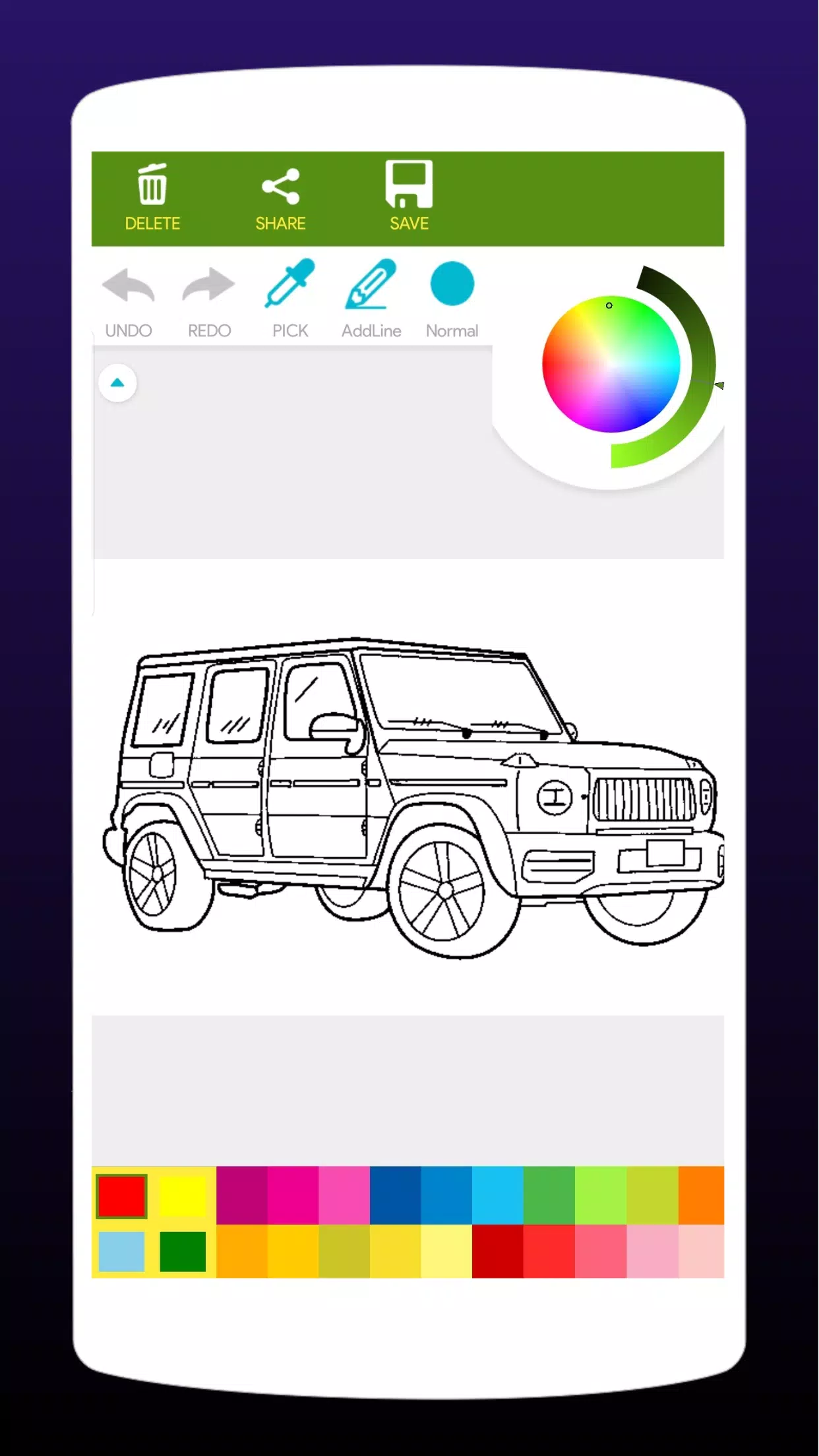 Maruti Wagon R Car Coloring Pages