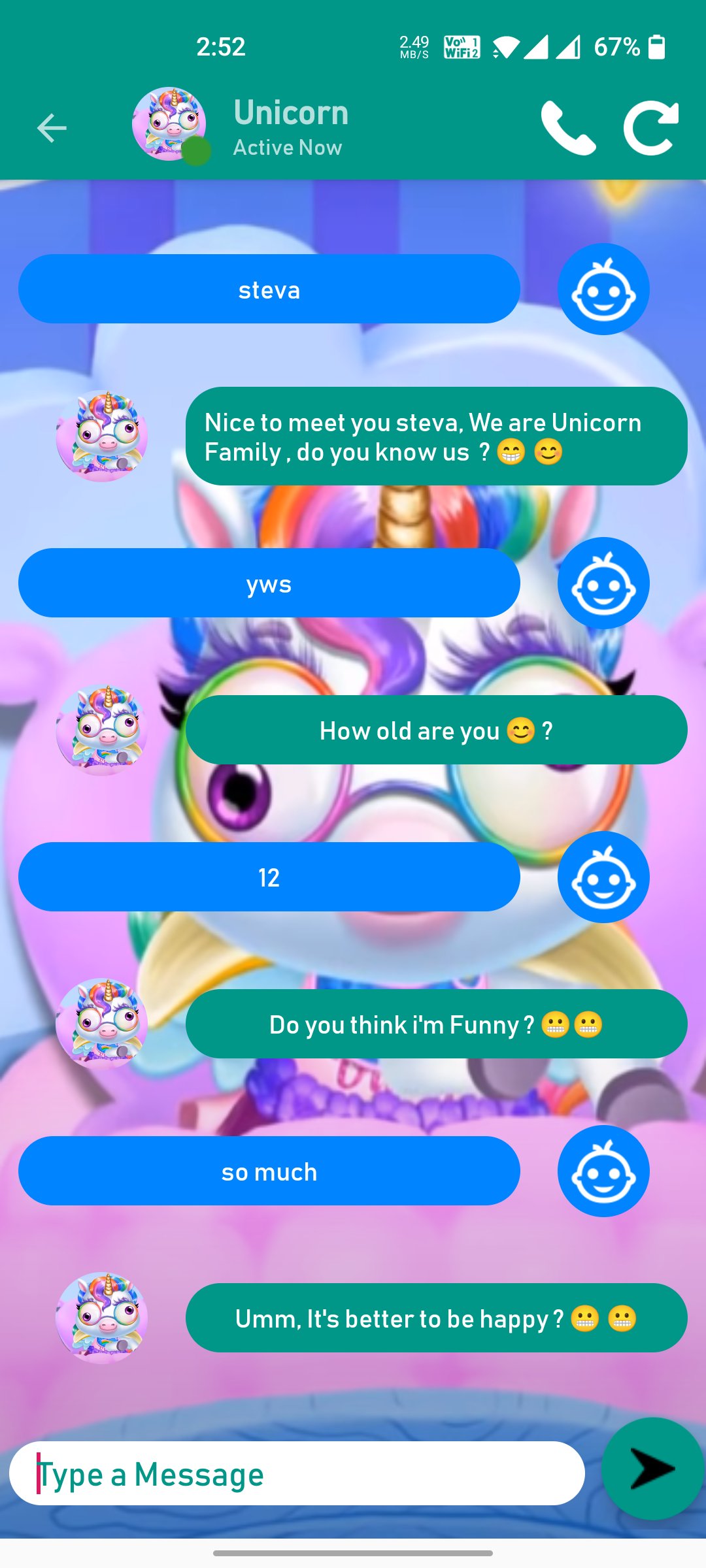 Descargar Unicorn Princess Fake Call APK Última Versión 1.0 para Android