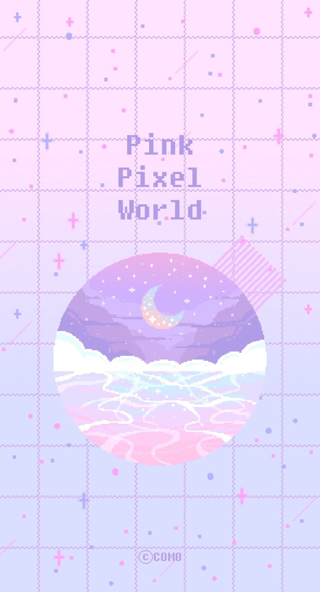 [꼬모 스튜디오] Pink Pixel World - 카카오톡 테마 Latest Version 1.0.0 for Android