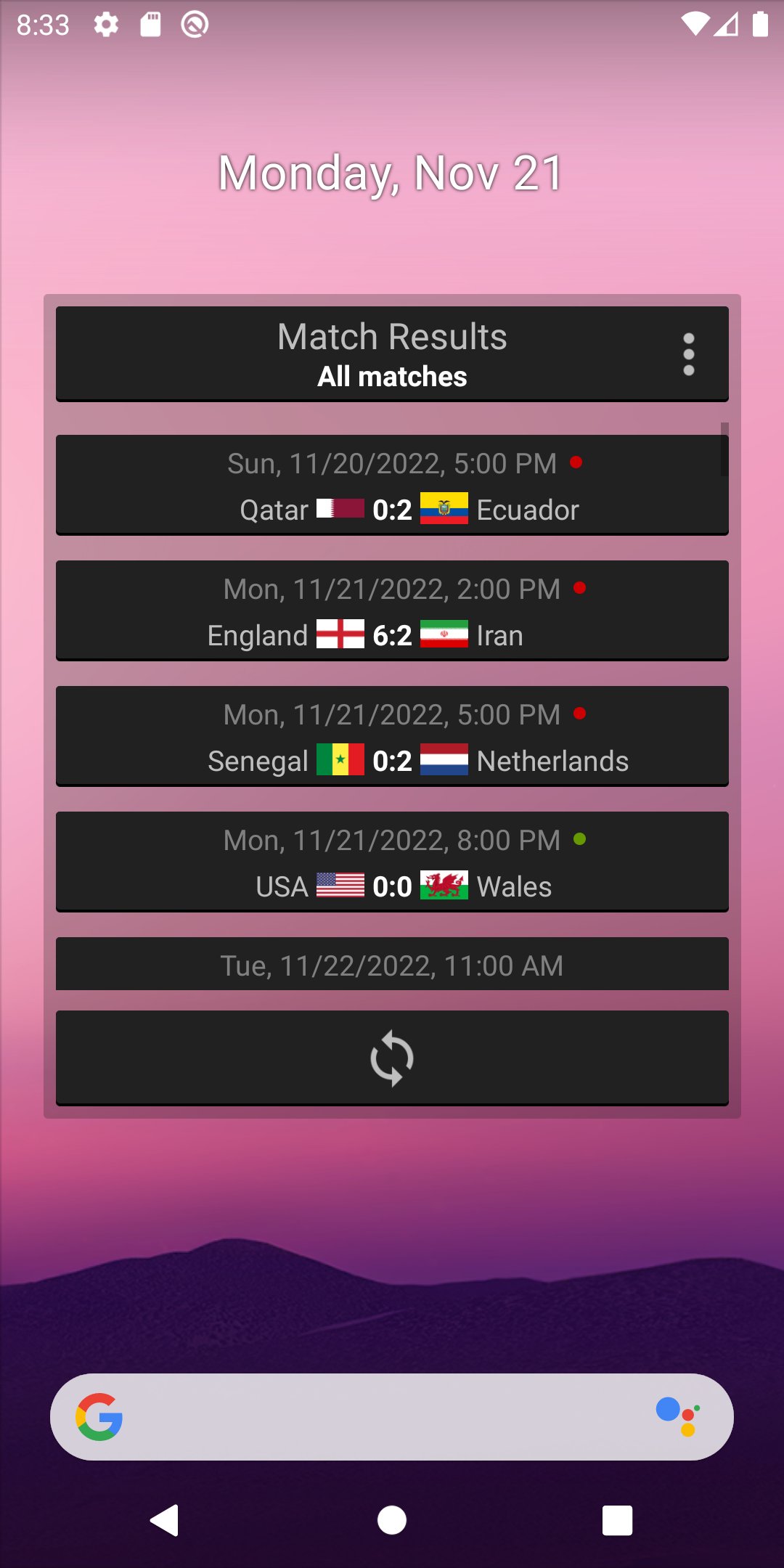 Download do APK de Widget for World Cup para Android