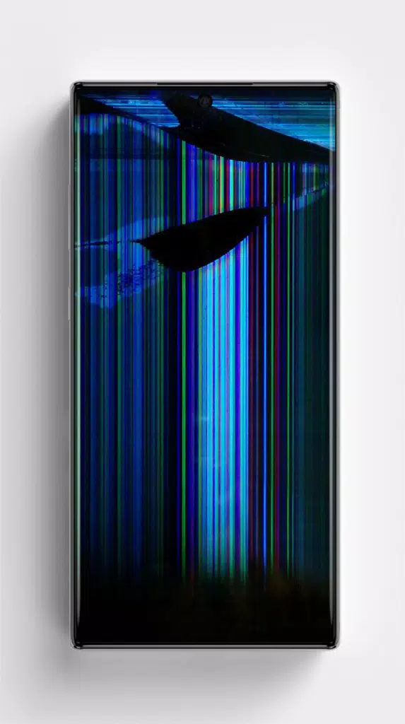 Cracked Lcd Screen Wallpaper