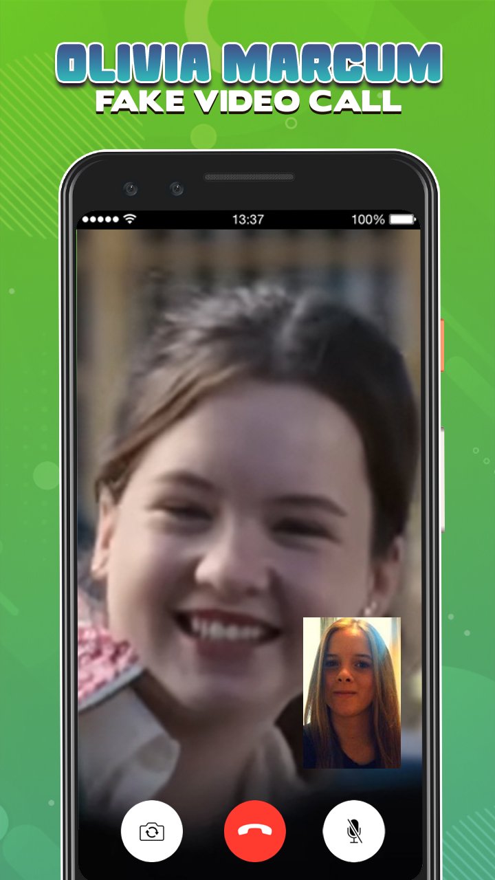 Fake Call with Olivia Marcum APK للاندرويد تنزيل