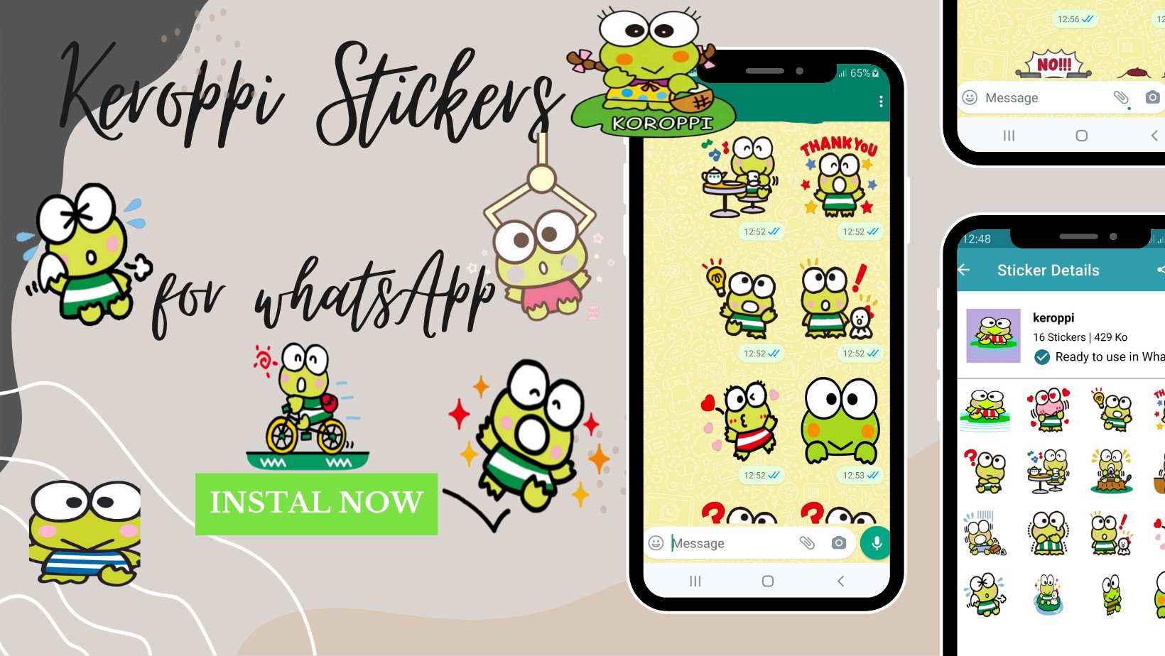 Keroppi Stickers For WhatsApp APK für Android herunterladen