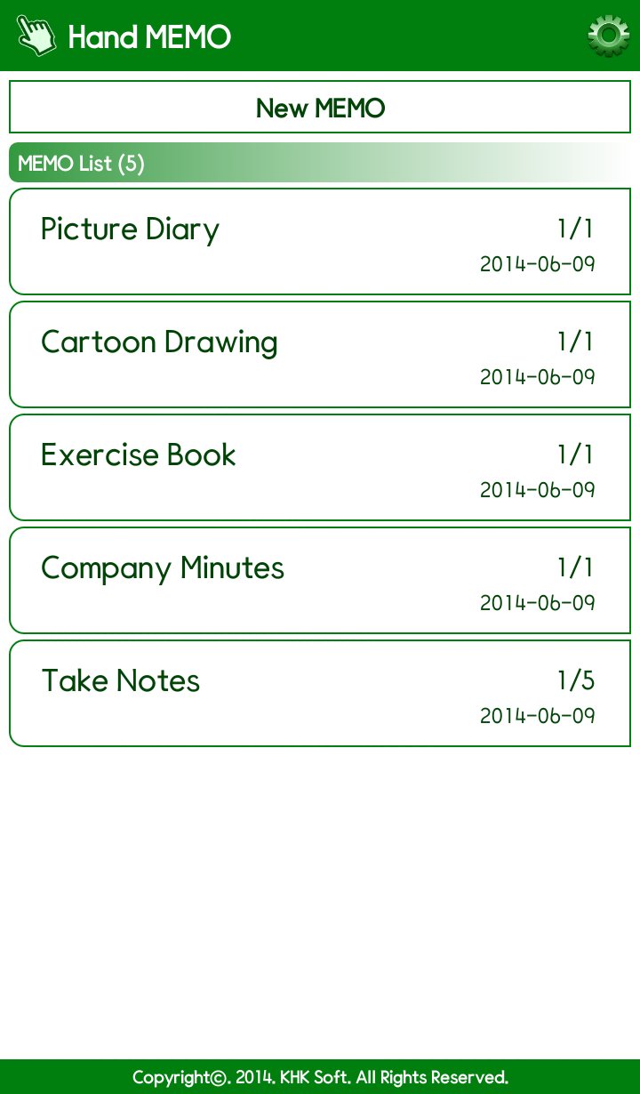 Hand MEMO (Draw Memo, Note) APK for Android Download