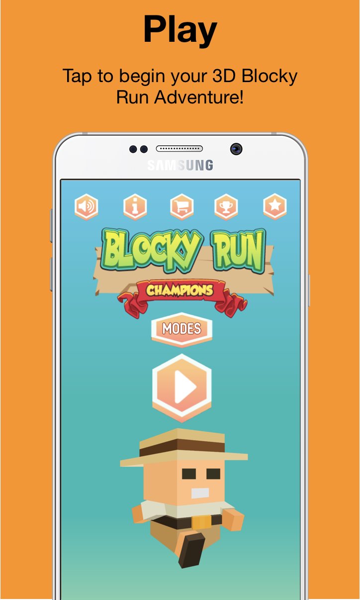 3D Blocky Run APK for Android Download