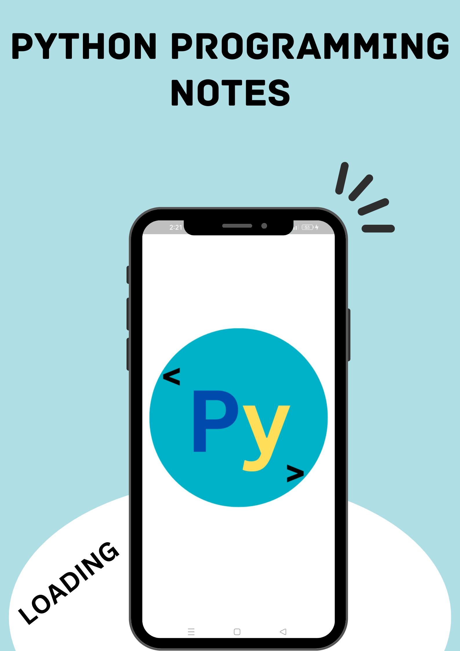 Python Programming - Notes APK for Android Download Python Programming - Notes APK for Android Download