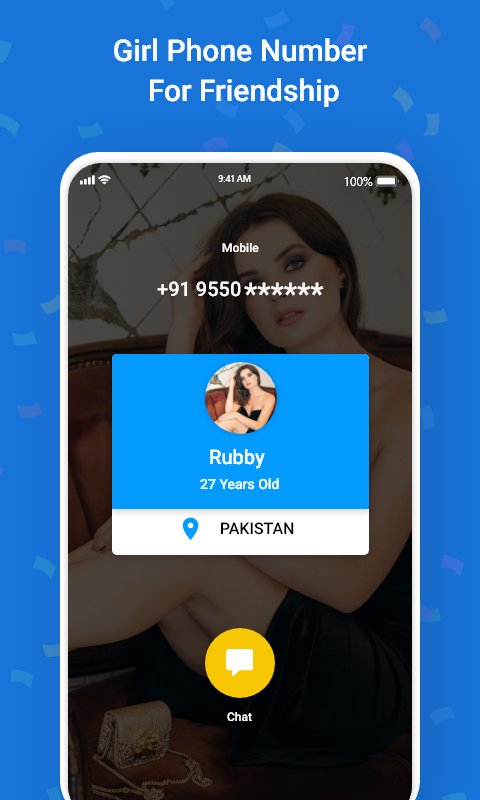 ดาวน์โหลด Real Girls Phone Numbers For Chat APK สำหรับ Android