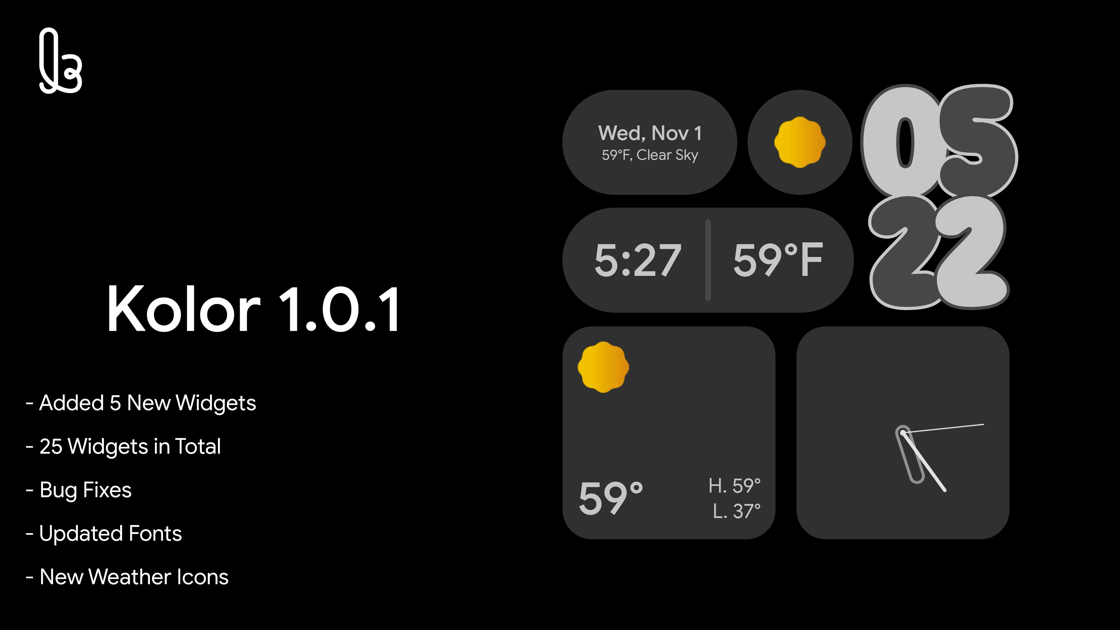 Kolor - Material You Widgets La Última Versión 1.0.2 para Android Kolor - Material You Widgets La Última Versión 1.0.2 para Android