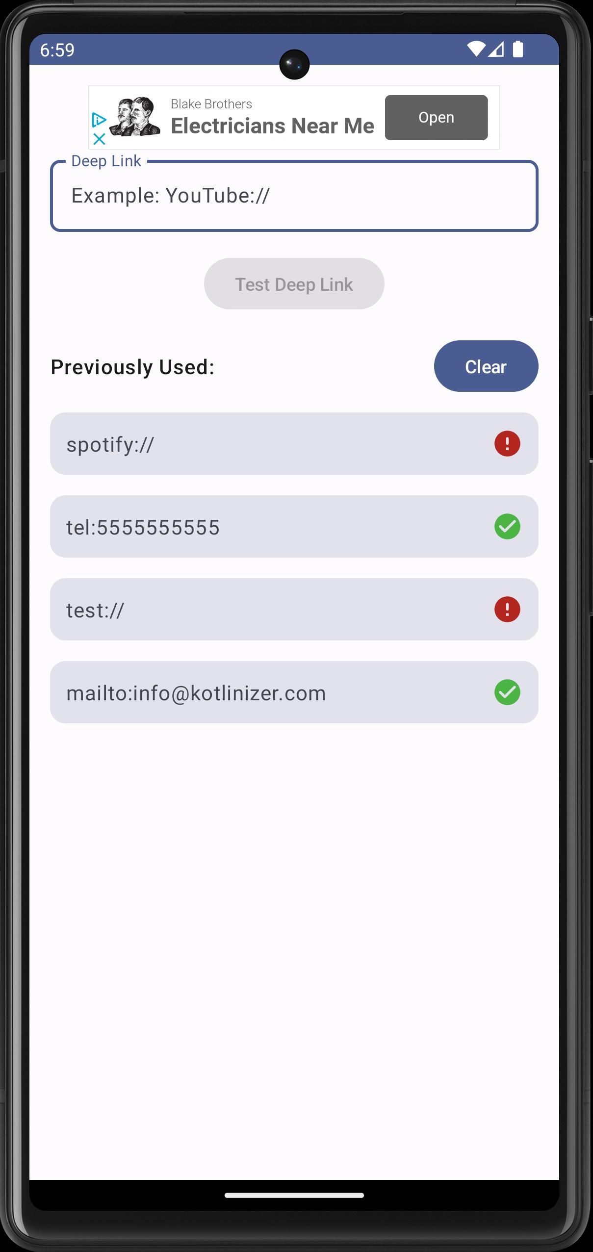 Deep Link Test APK for Android Download Deep Link Test APK for Android Download