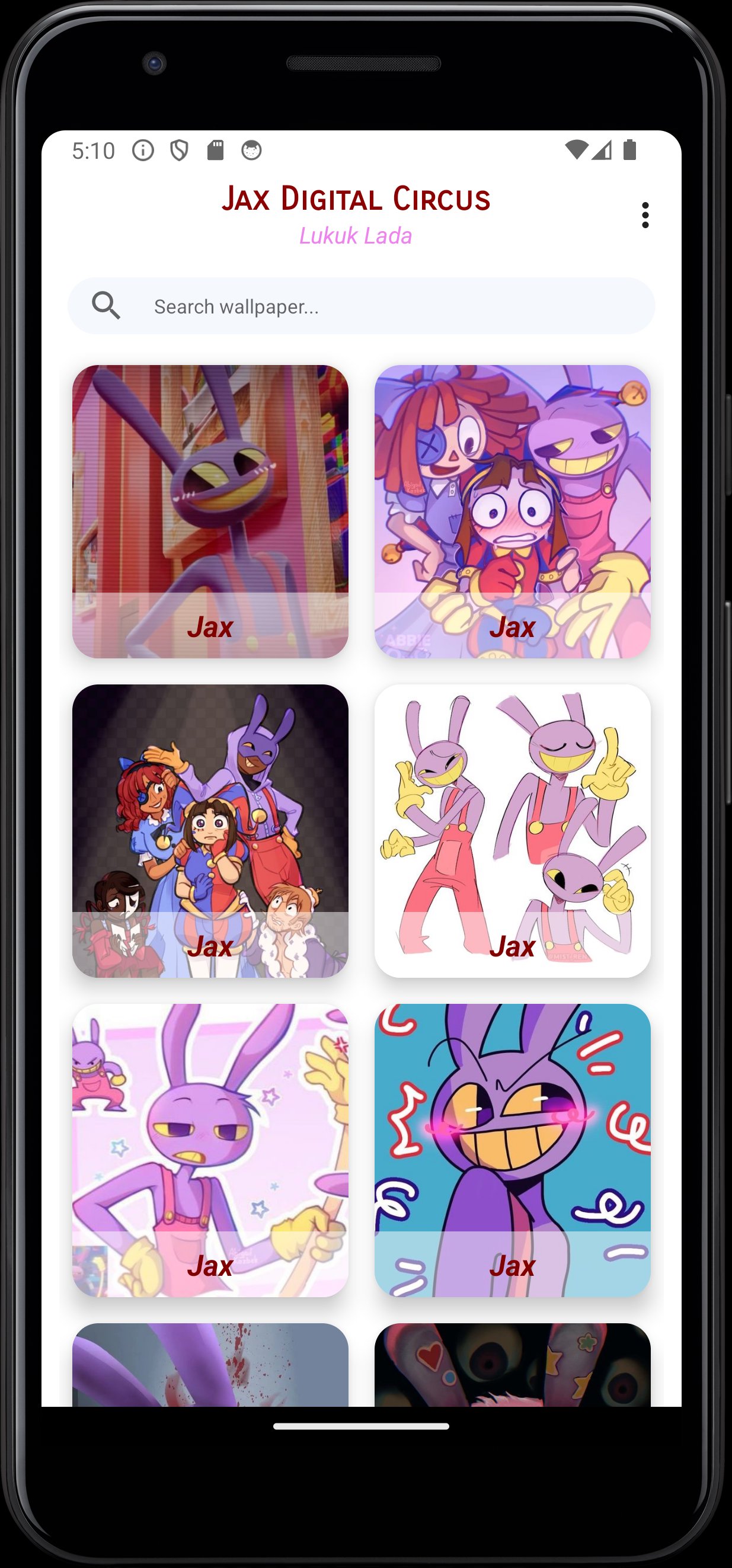 Jax Digital Circus Wallpaper APK pour Android Télécharger