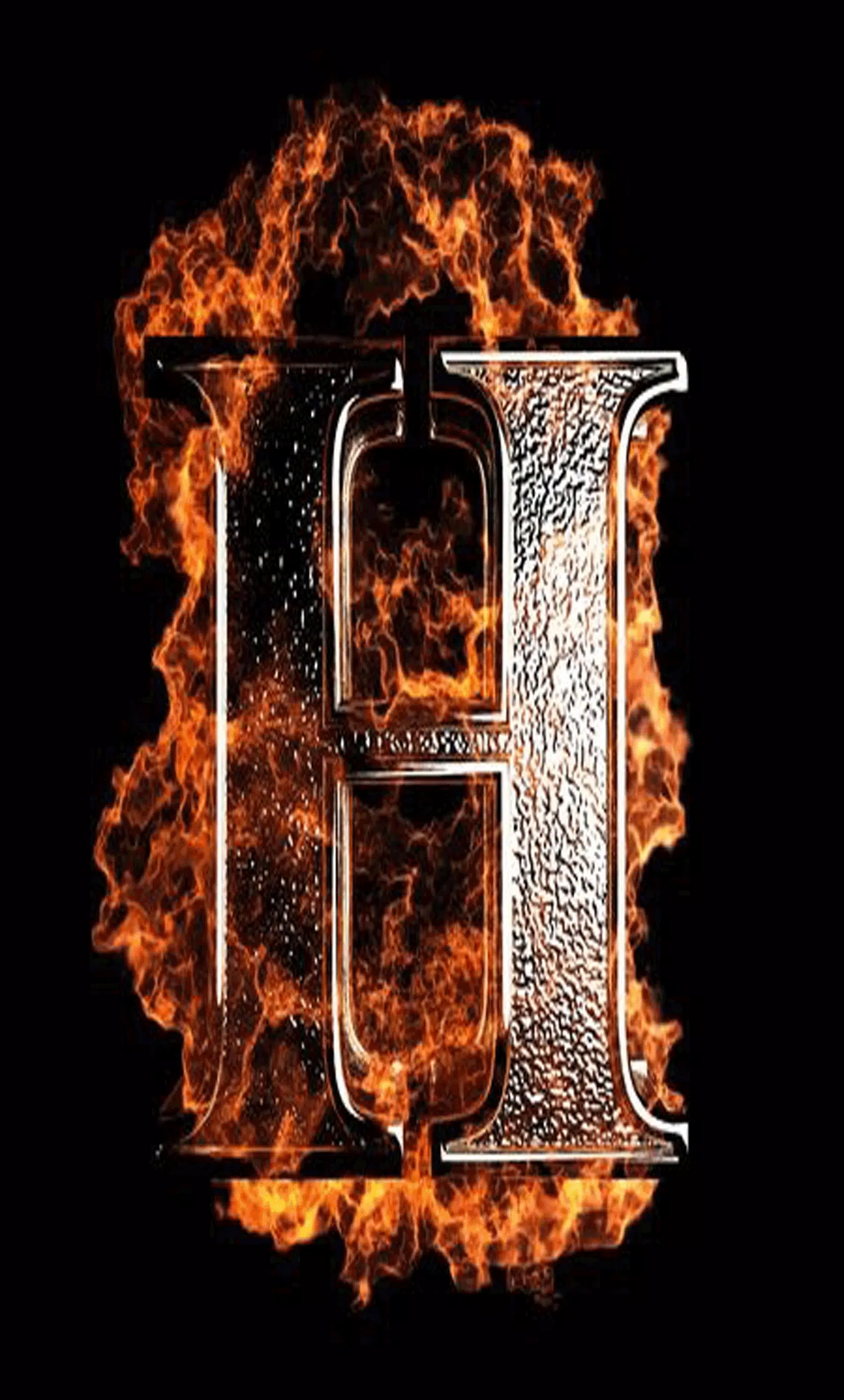 H Name Wallpaper