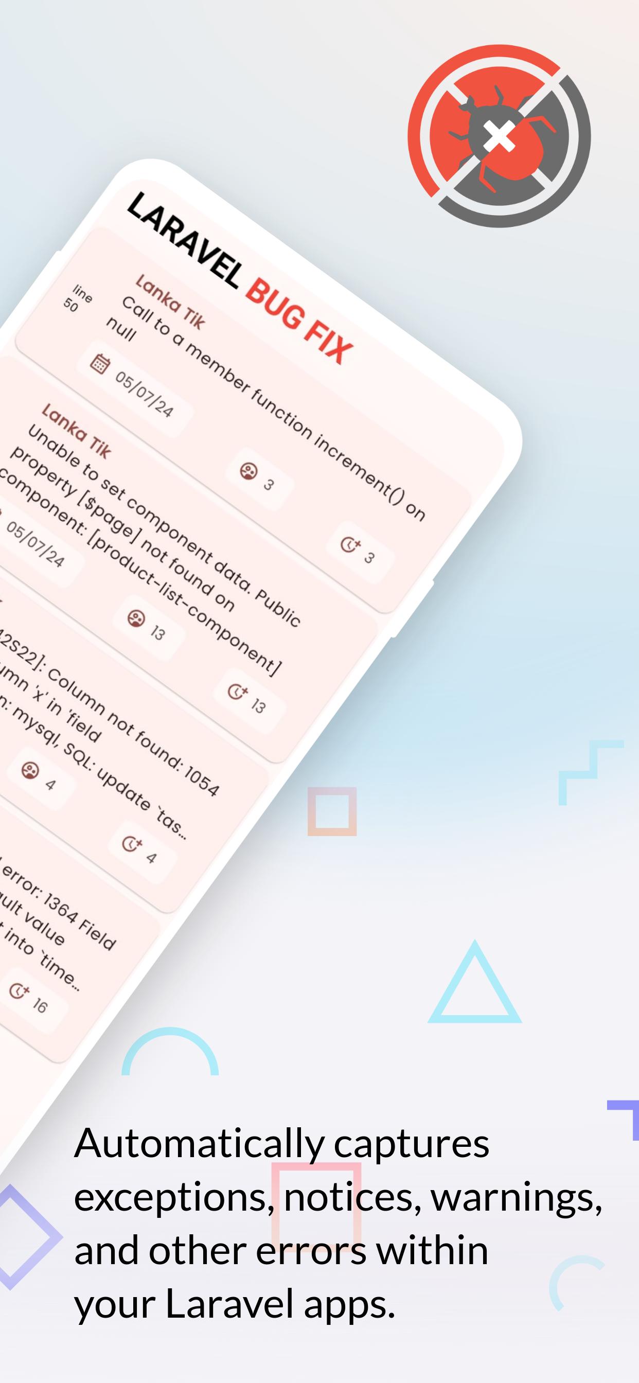 Laravel Bug Fix -Error Tracker安卓版应用APK下载 Laravel Bug Fix -Error Tracker安卓版应用APK下载
