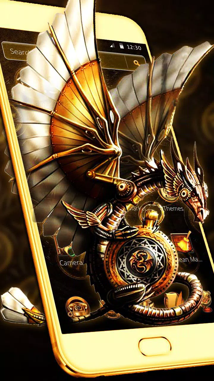 Steampunk Dragon Wallpaper