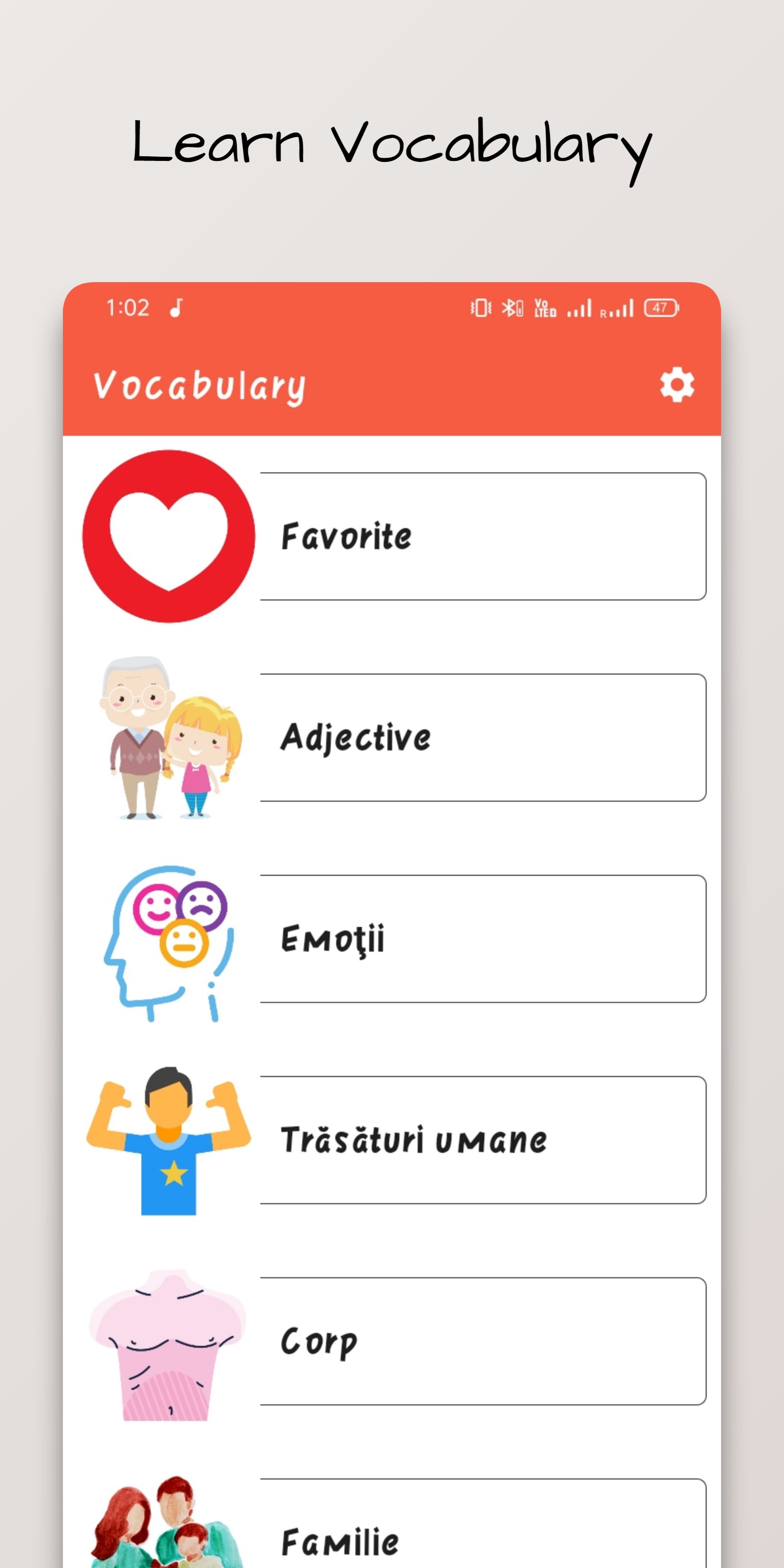 Learn Romanian vocabulary APK Download for Android - Latest Version