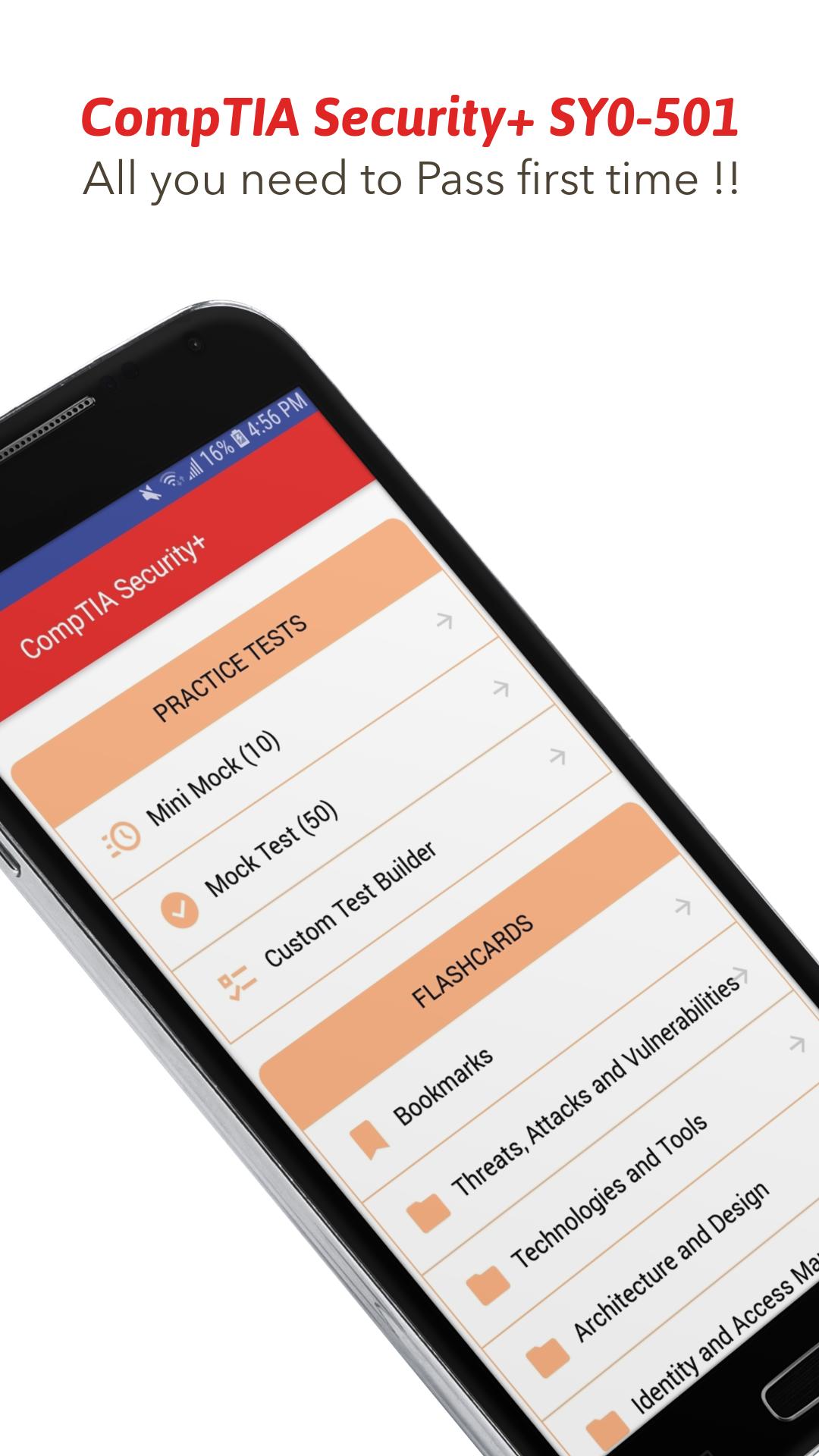 CompTIA Security+ SY0-501 Prep Latest Version 16.7.2 for Android CompTIA Security+ SY0-501 Prep Latest Version 16.7.2 for Android