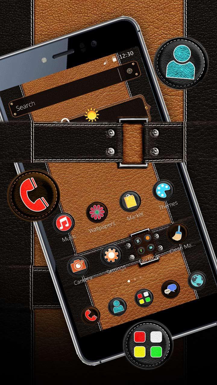 Leather style theme APK for Android Download