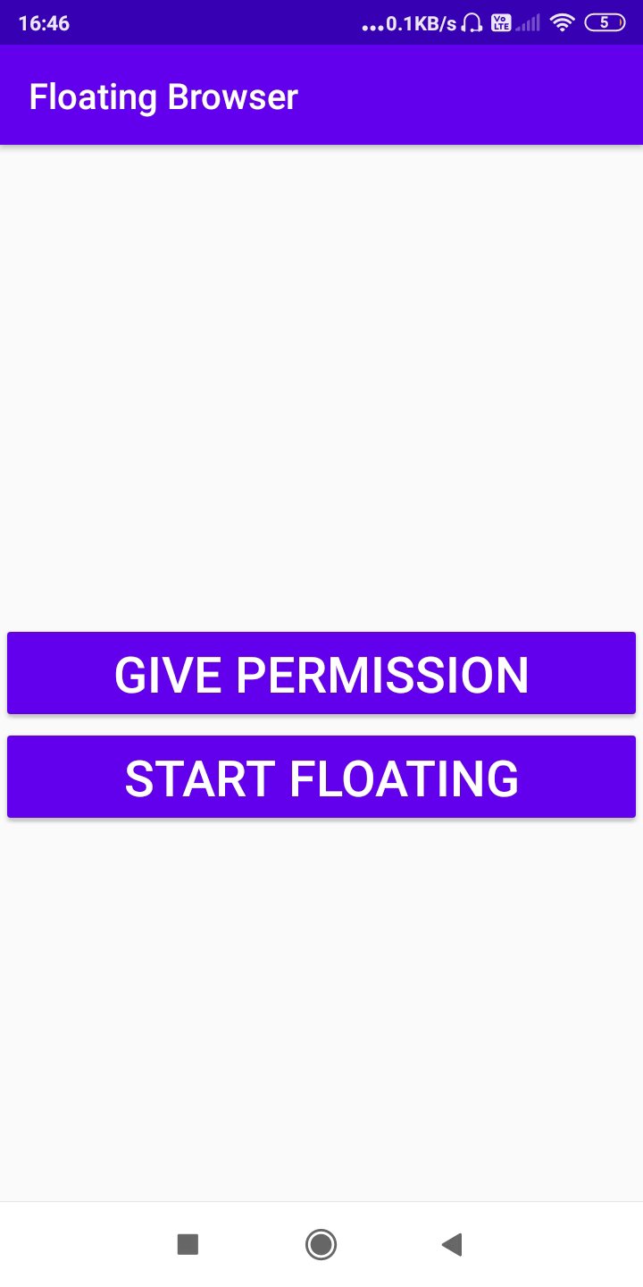 Floating Browser APK for Android Download