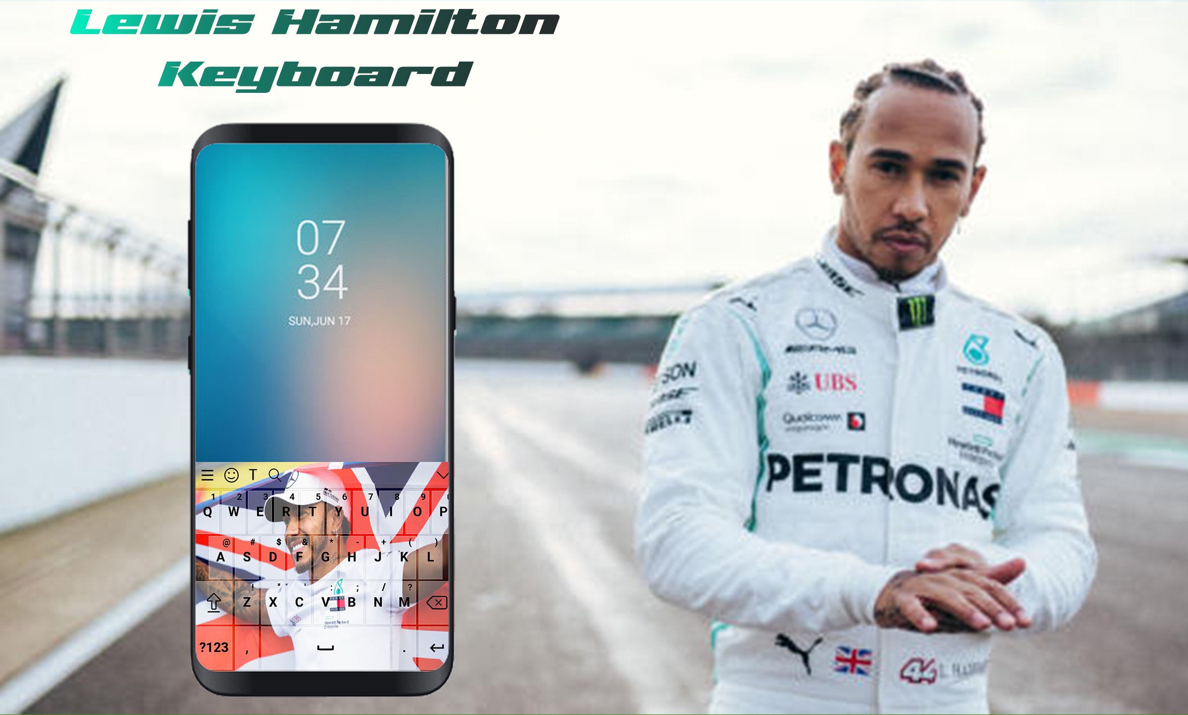 Lewis Hamilton Keyboard Theme APK for Android Download