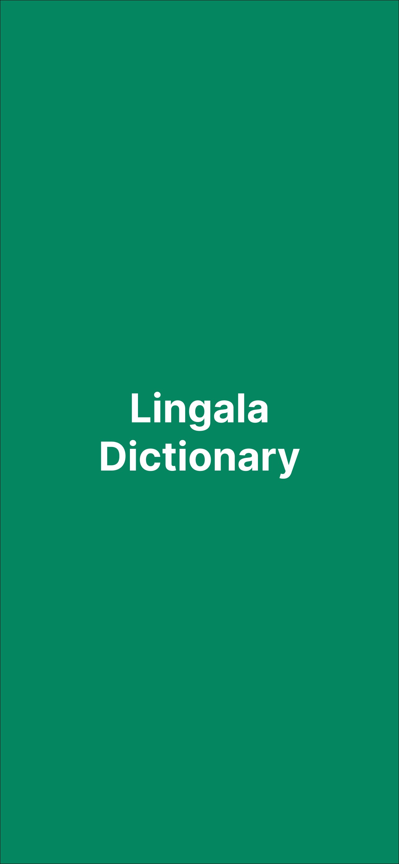 Dictionnaire Lingala - English APK for Android Download