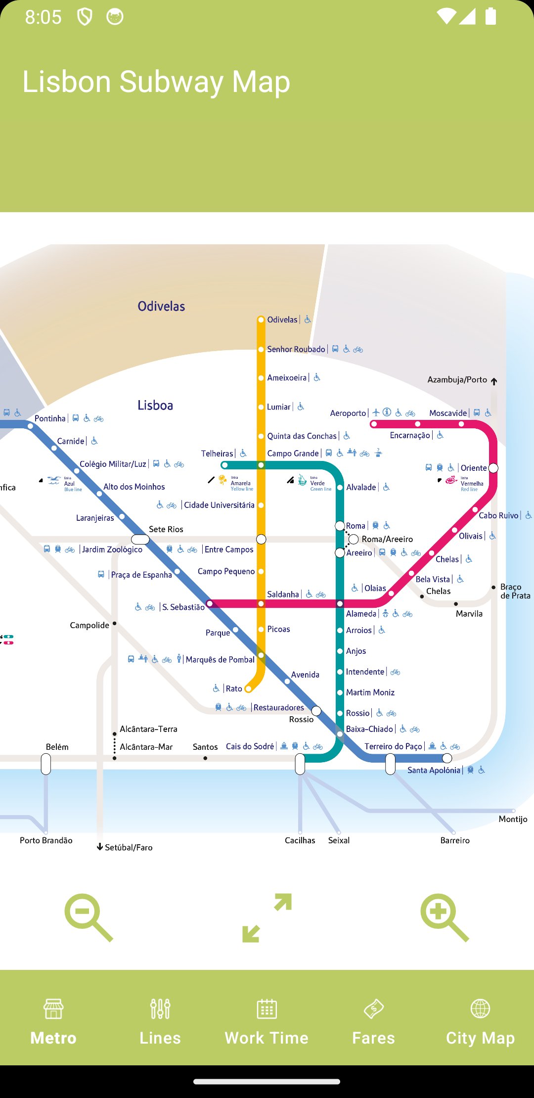 Descargar Lisbon Subway Map APK Última Versión 1.0 para Android