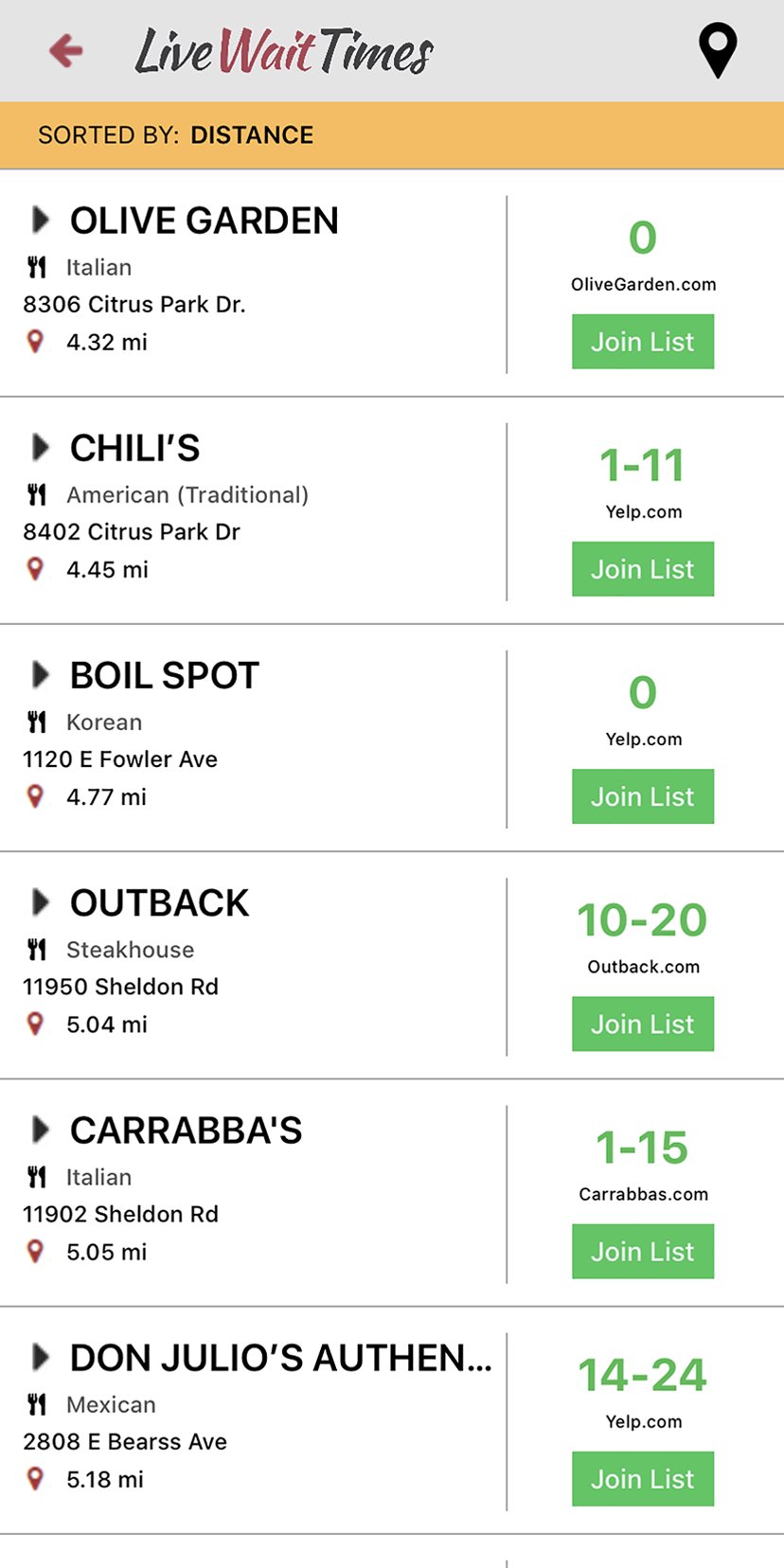 Live Wait Times APK for Android Download