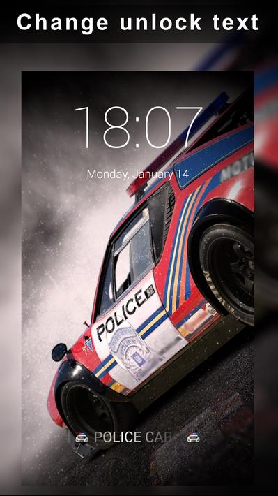 Police Cars Lock Screen für Android - APK herunterladen