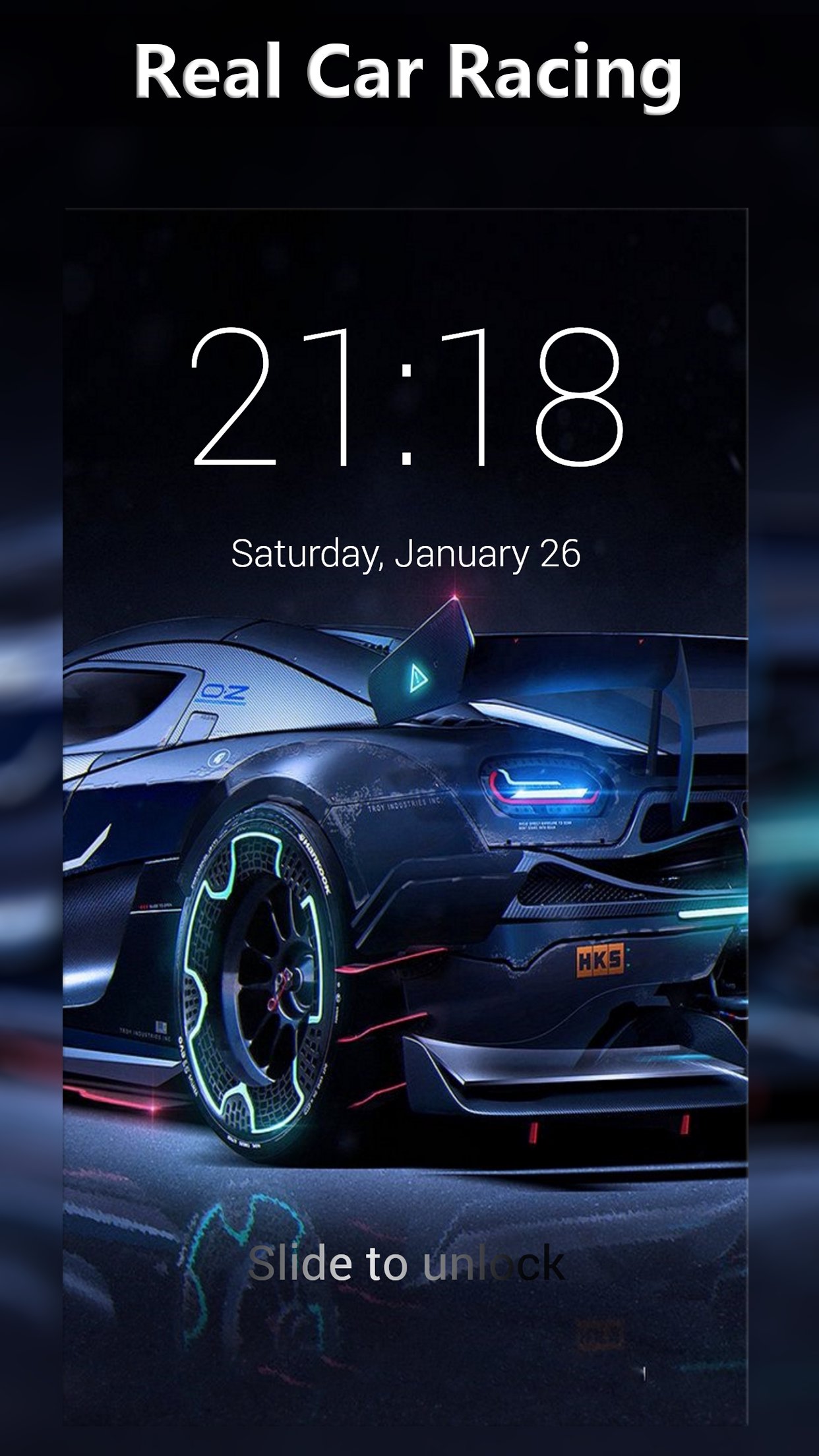 Real Car Racing Lock Screen & Wallpapers APK للاندرويد تنزيل